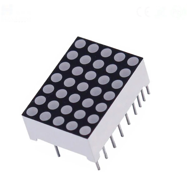 Ultra Thin Mini LED Matrix 5x7 White Color - Perfect for Retail