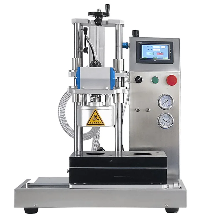 Two Stations Semi-auto Vacuum Capping Machine| Alibaba.com