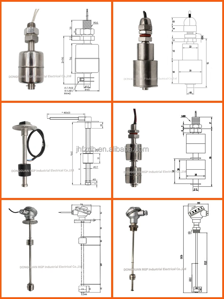 Float Switch Sensor 5m 10m Fluid Level Controller Water Pump Float Switch Liquid Fluid Water ...
