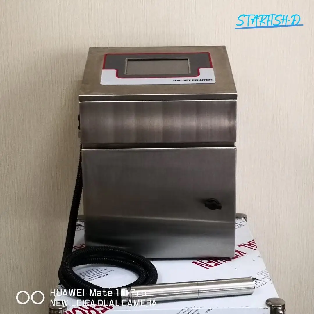 Industrial Continuous Inkjet Printer Batch Coding Machine Inkjet Printer Marking Coder Cable ...