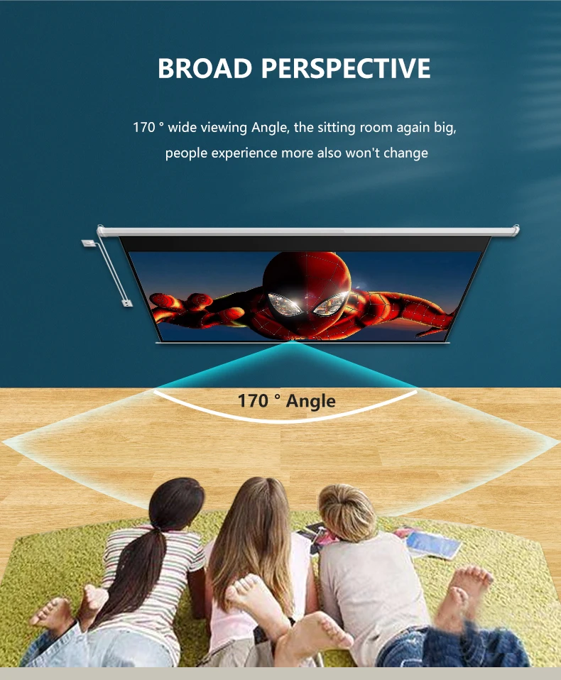 Motorized Projector Screens - Custom Sizes for Home Cinema