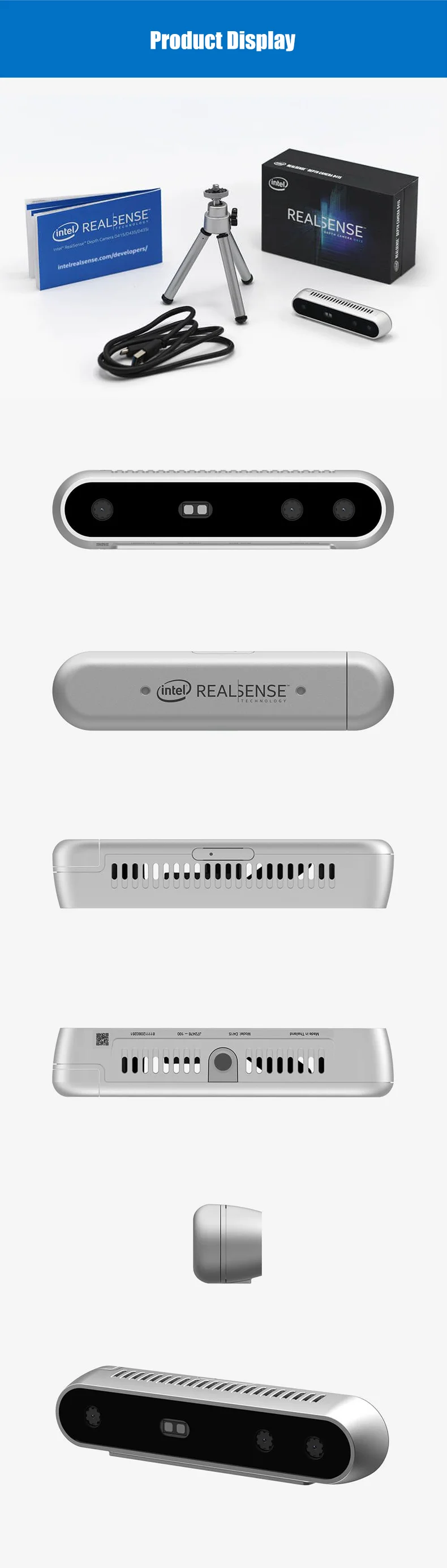 Factory Packing Depth Camera D415 Outdoor and Indoor 82635ASRCDVKMP ...