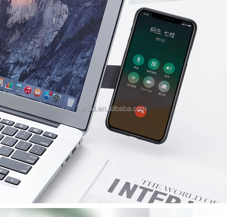 High Class Colorful Notebook Side Mount Phone Holder Laptop Magnetic ...