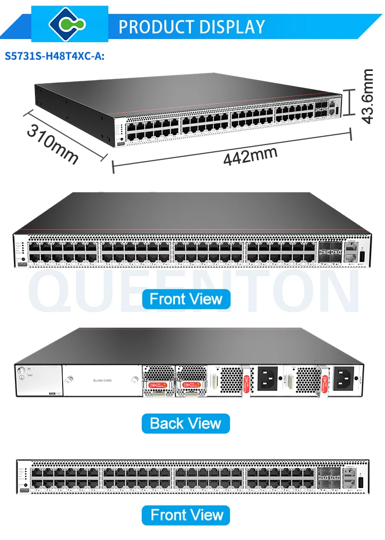 High Quality Ftth Network Switch S5731s-h48t4xc-a Fttx 48 Ports Sfp+ ...