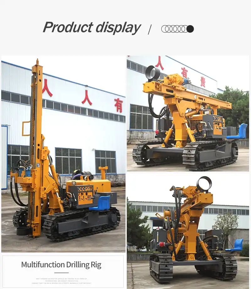 Pile Driving Hydraulic Static Solar Pile Driver Machine Photovoltaic ...