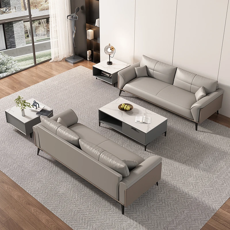 CEO Office Sectional Couch Sofa Set High Quality Fashion Leather Sofa ...