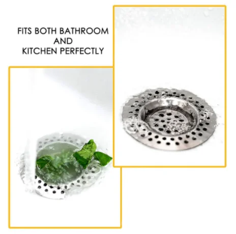 Kitchen Stainless Steel Sink Strainer Sink Mesh Strainer Kitchen Tools ...