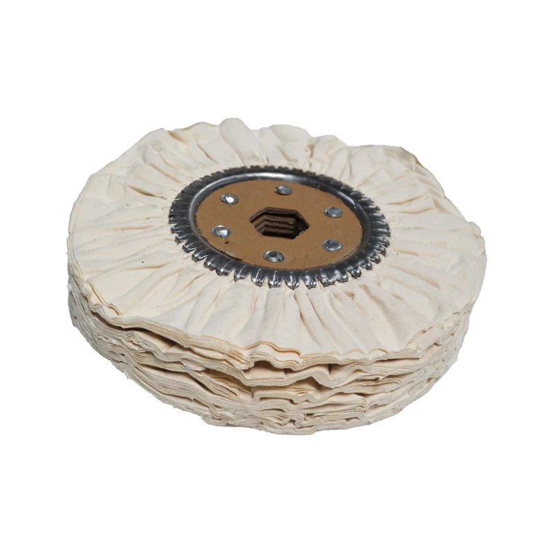 Airway Cotton Wheel Bleached Cloth Wind Wheel Polishing Cloth Wheel For ...