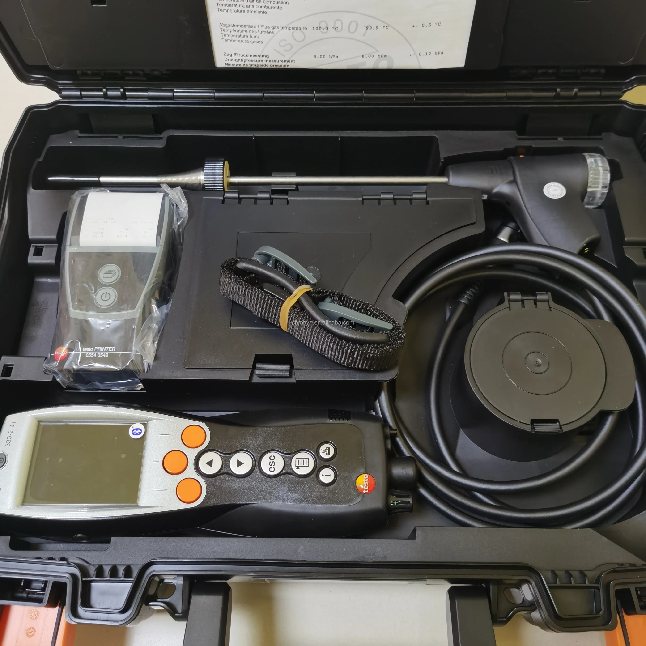 Kit D'analyse Des Gaz De Fumée Testo 330-2 Ll - Pro 330-1 Ll 0632 3306 ...