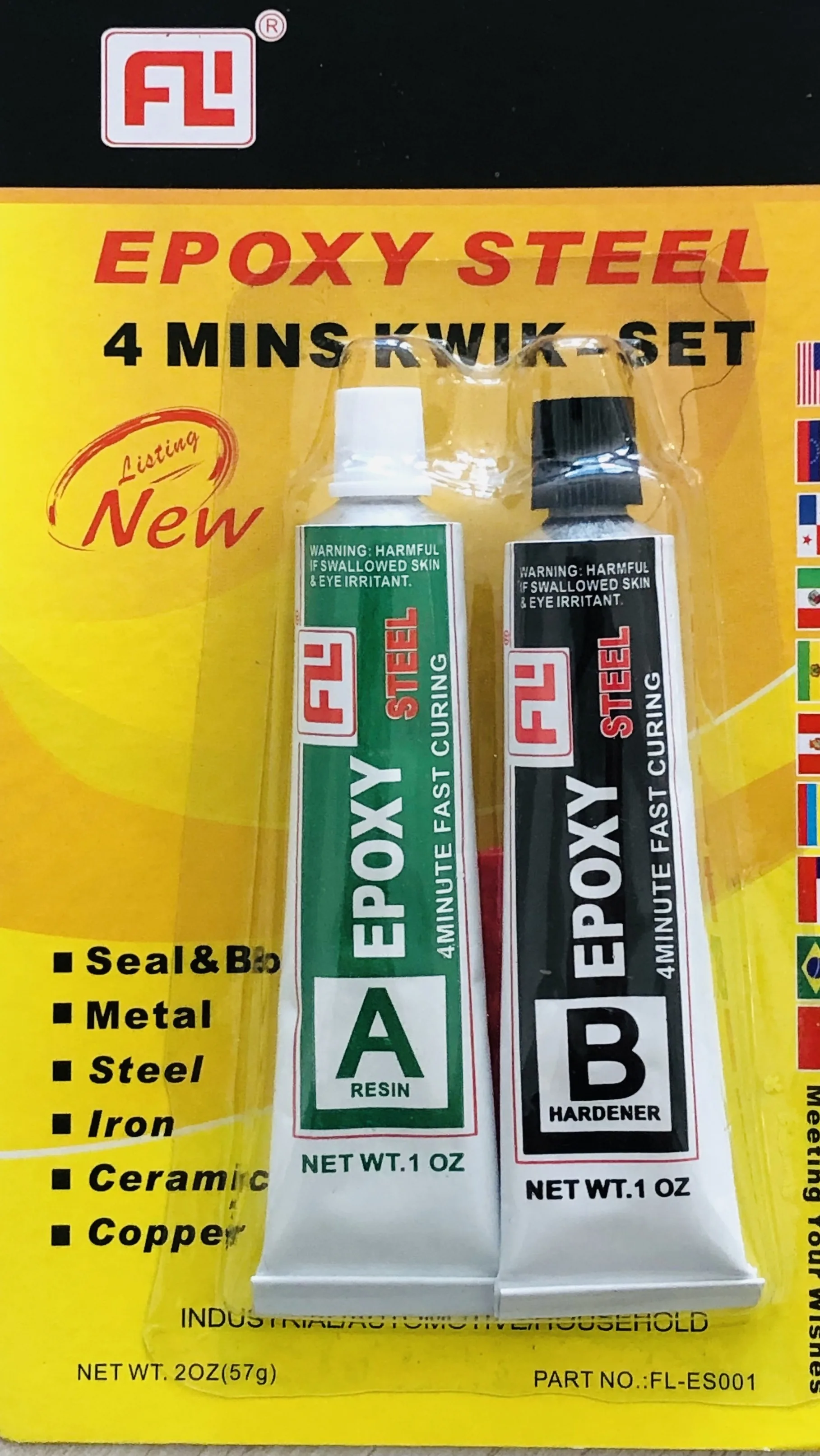 Black+white Epoxy Glue Ab Adhesive Epoxy Resin Sealants For ...
