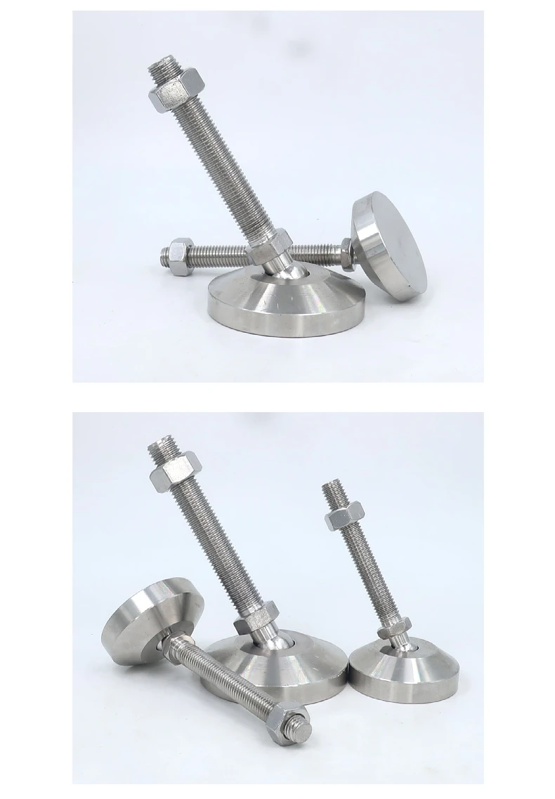 Stainless Steel Base Leveling Mounts Adjustable Leveling Leg Feet Screw ...