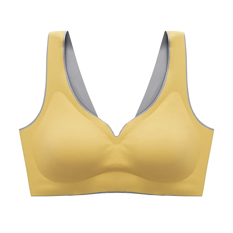 Factory Direct Women Wireless Underwear Solid Color Comfort Health ...