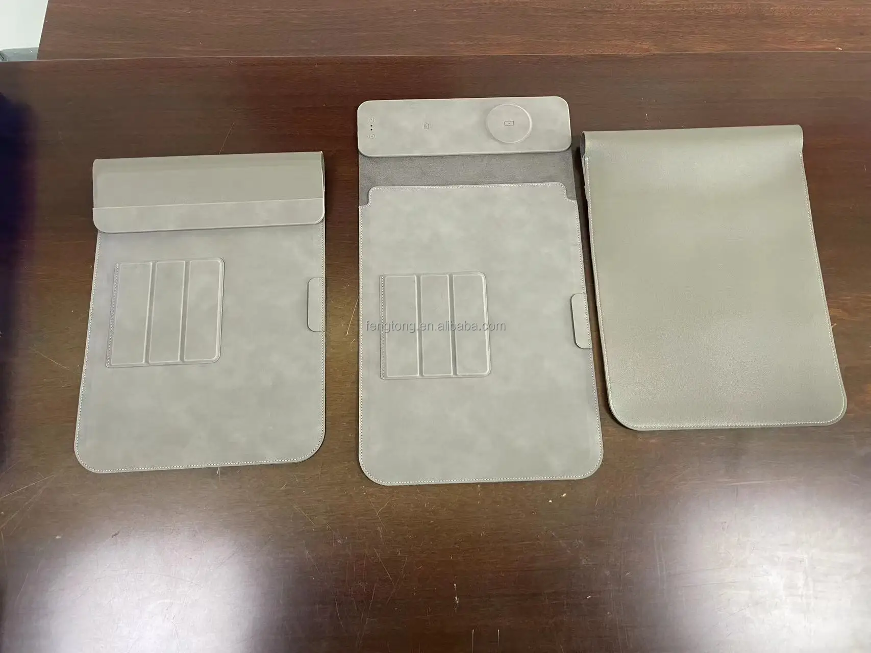 4 In 1 Laptop Sleeve Holder With Wireless Charging For Phone Earbuds ...