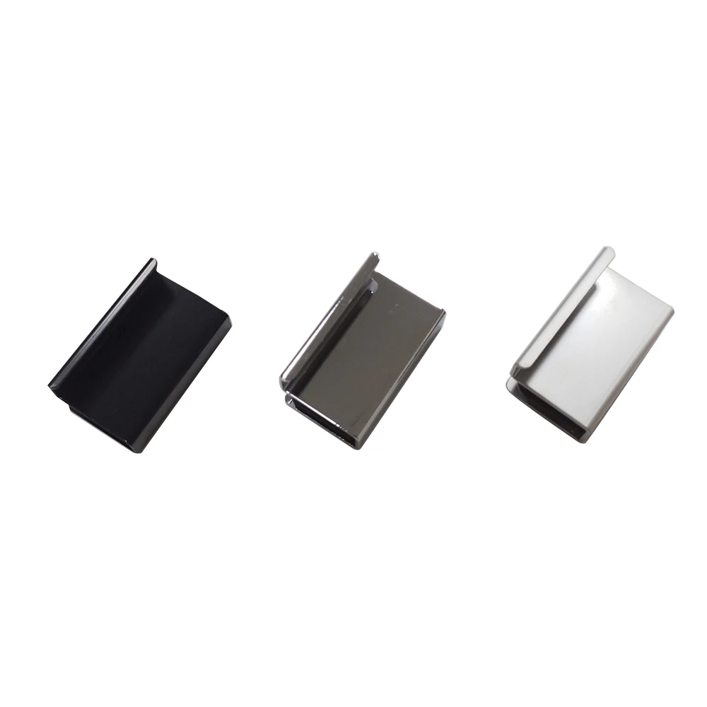 Modern Design Glass Door Handles with Magnet Touch Strikes Finger Pulls ...