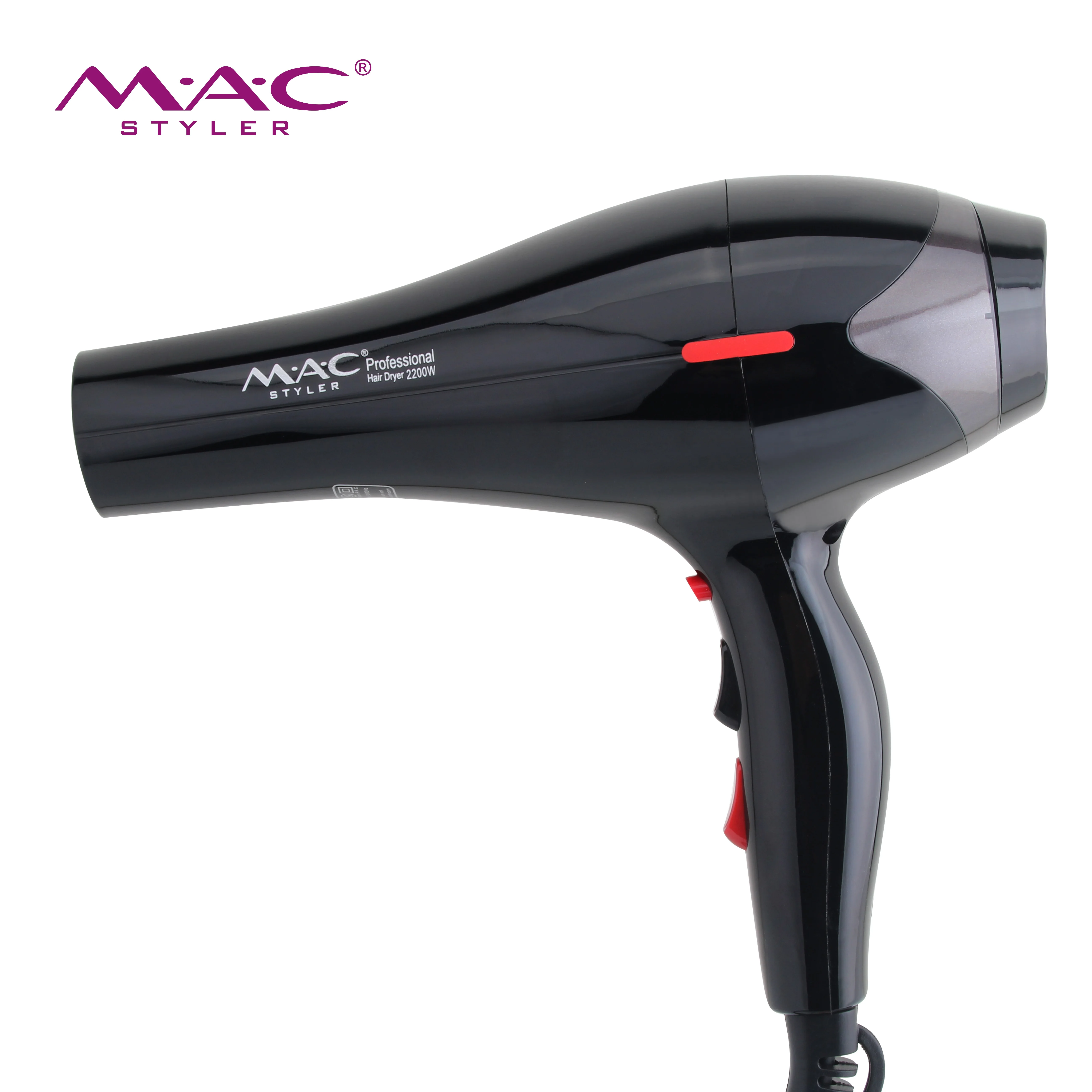 Professional Hair Dryer - 2200W AC Motor with Ionic Blower