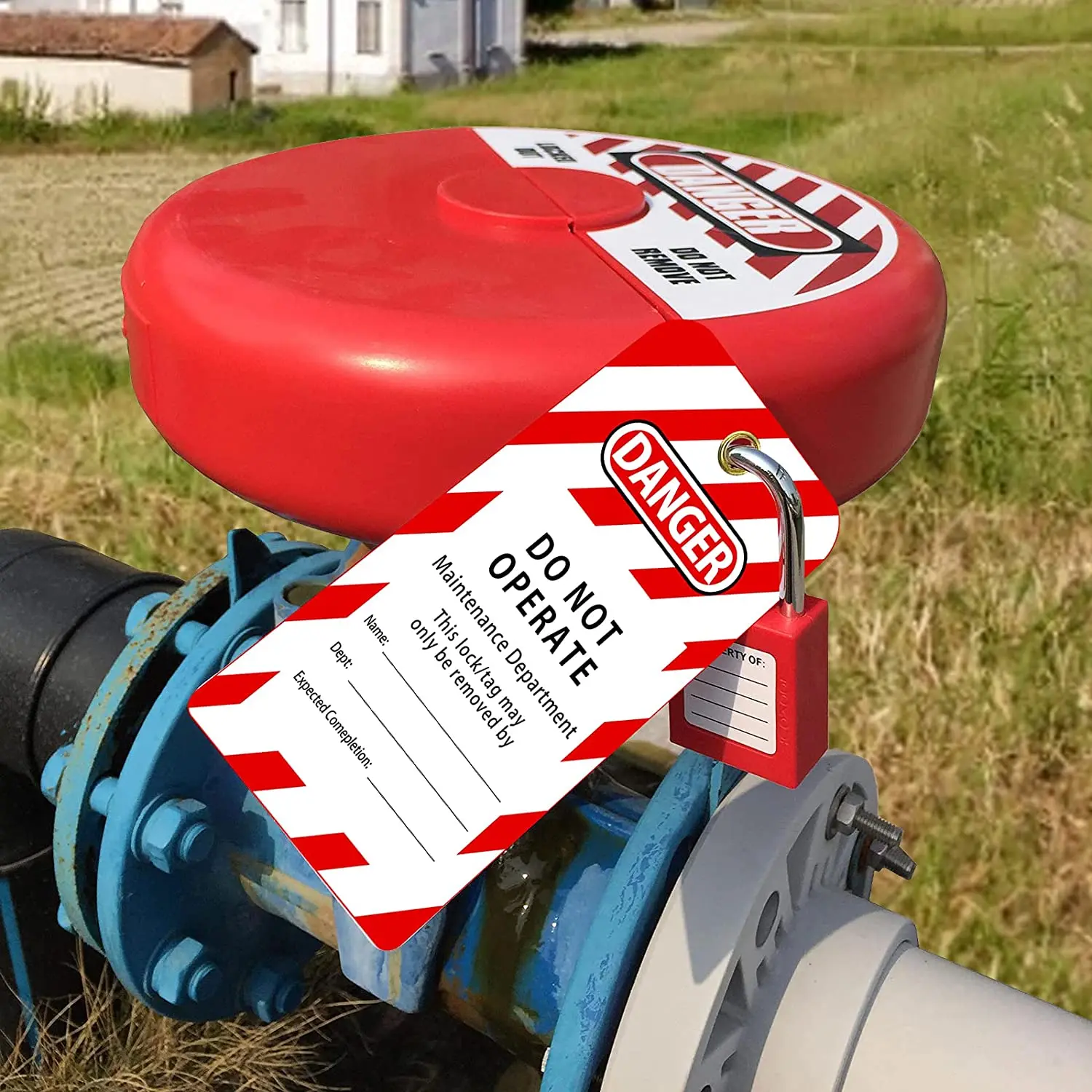 Saft PVC Warning Signs - High Safety Lockout Tagout Labels