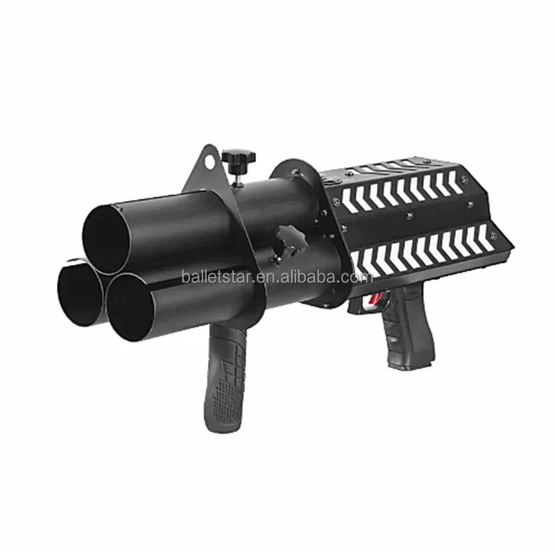 3 Hand Hold Electric Shooter Three Head Barrels Popper Machine Battery ...