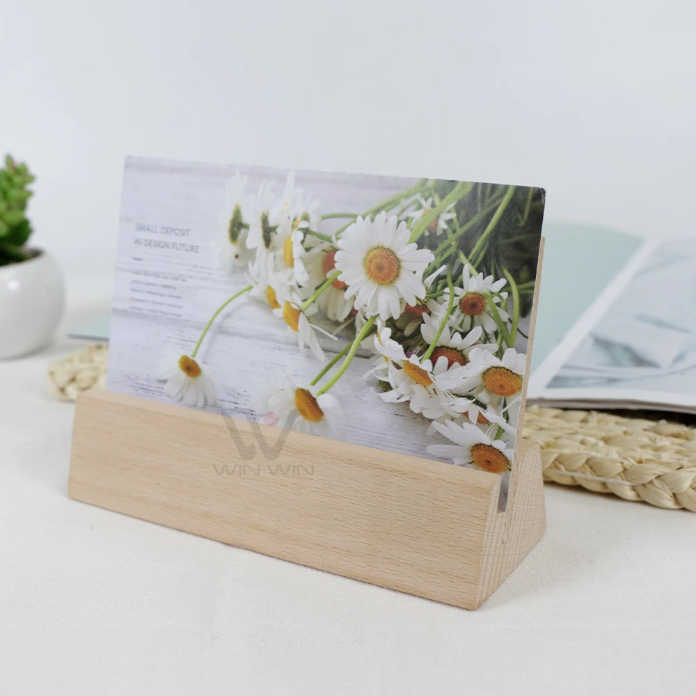 Customizable Wooden Calendar Stand Desktop Decoration Portable Calendar ...