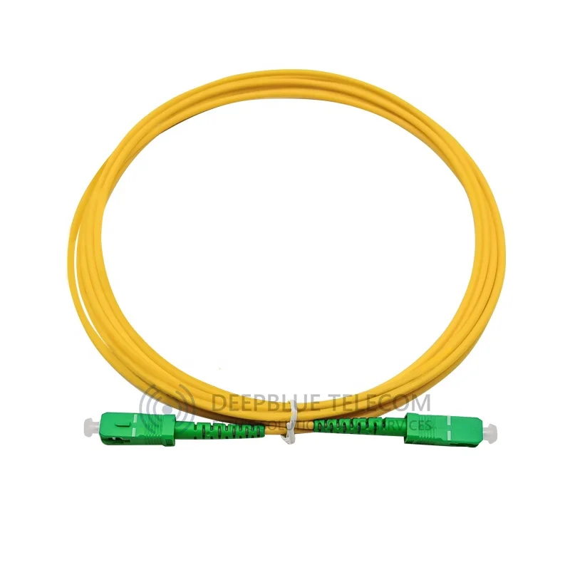 Ftth Fiber Optical Drop Cable Sc Apc To Sc Apc Pon Customized Lengths ...