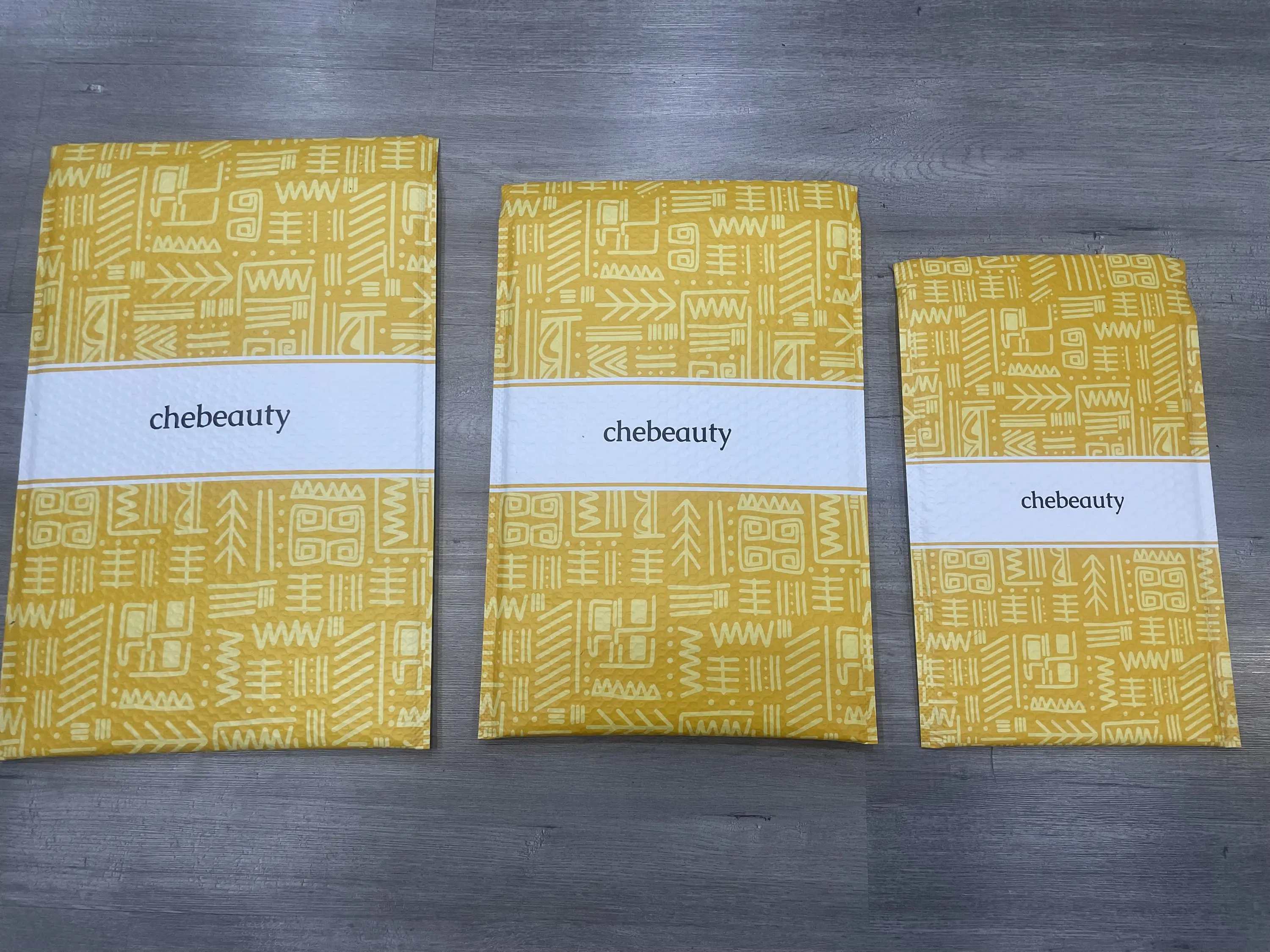 Padded Envelope Sample Logo Eco-Friendly Customised Poly Bubble Mailer ...