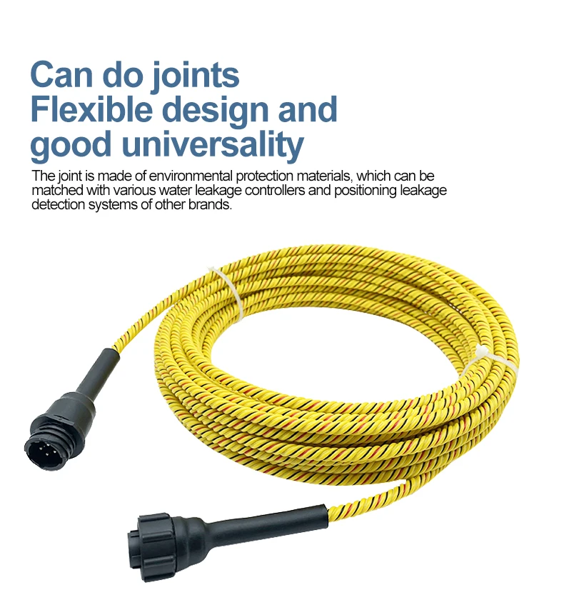 Location 4 Cores Yellow Water Leak Detector Rope Leakage Detection Line ...