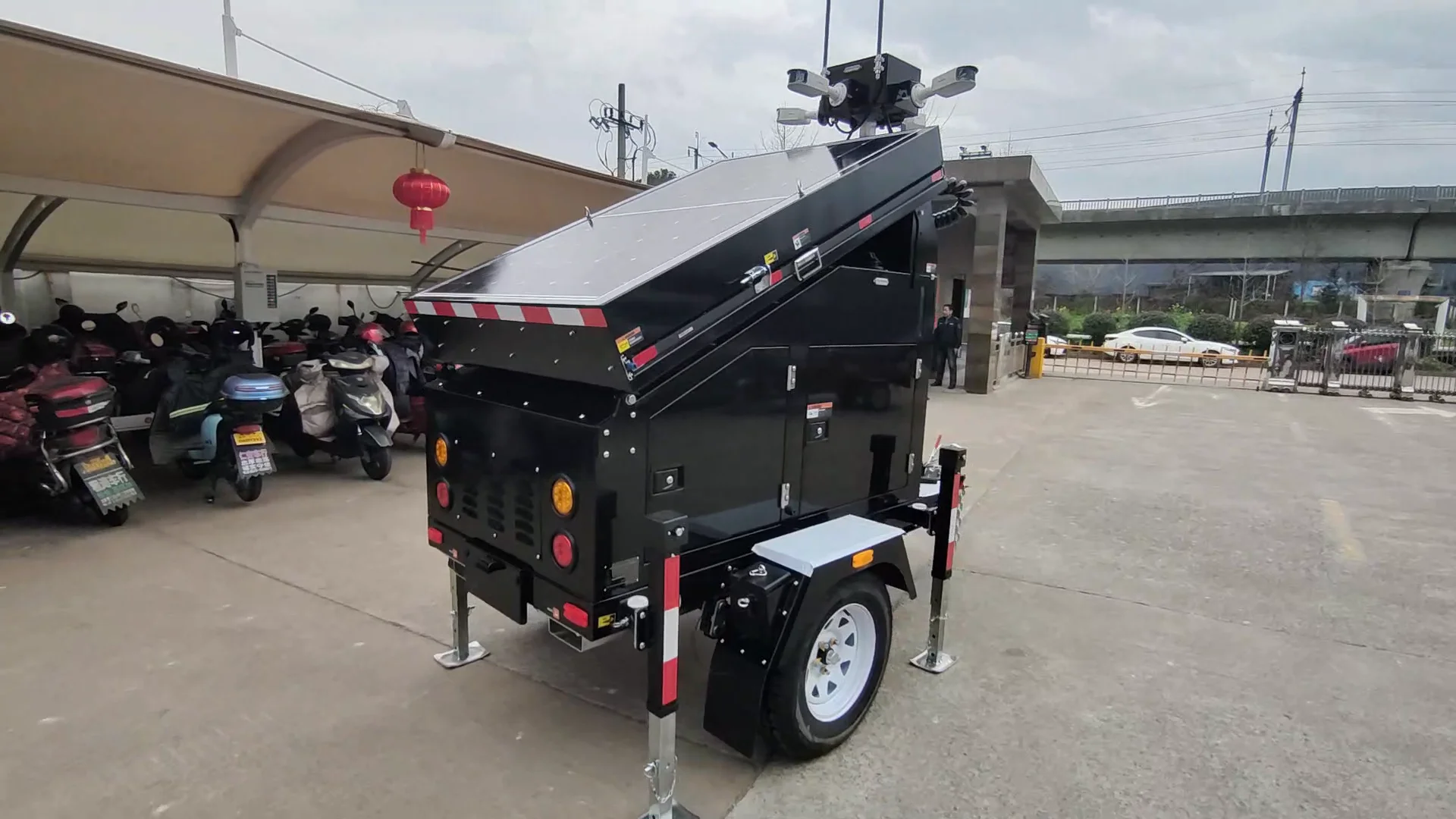 Mobile Cctv Trailer Solar Surveillance Unit For Sale And Rent - Buy ...