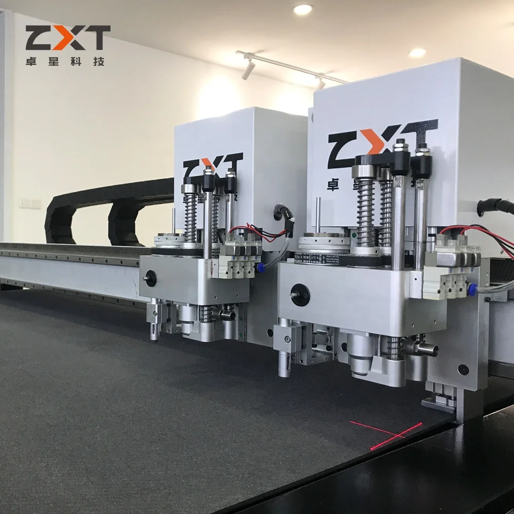 Automatic CNC Cutter Plotter Flat Bed Corrugated Cardboard Carton Box ...