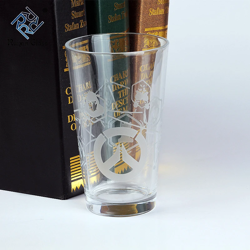 Wholesale Custom Logo Glassware Sublimation Beer Stein Mug Pub 16 oz ...