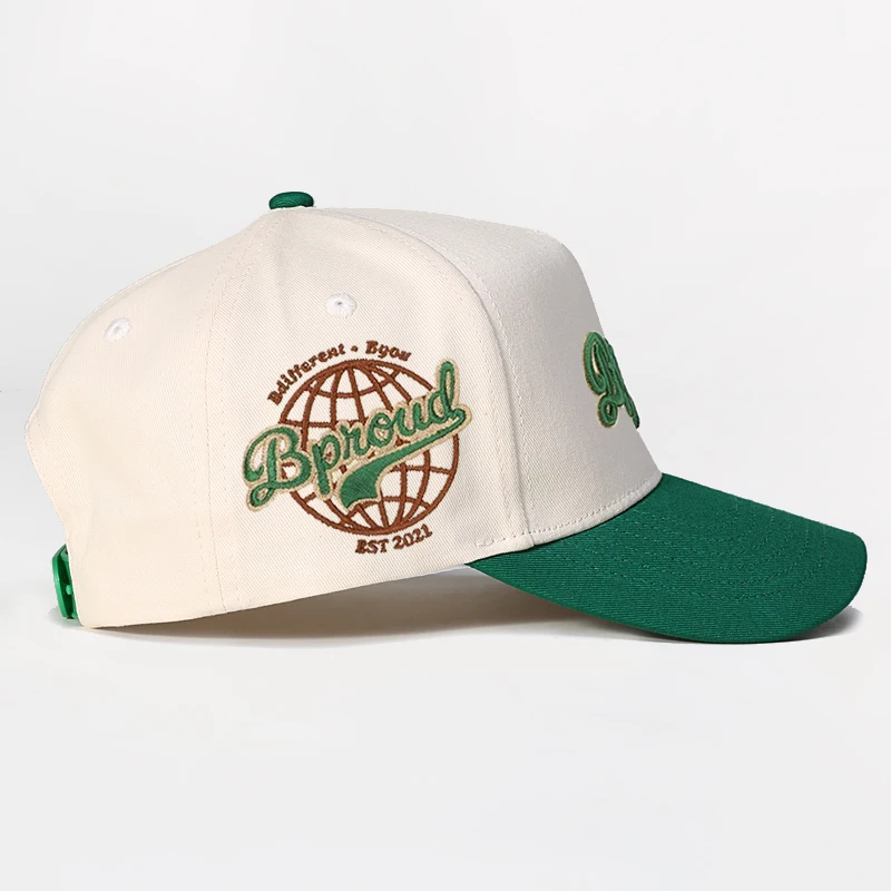 Customized Cotton 5 Panel a Frame Embroidery New Snap Back Blank ...