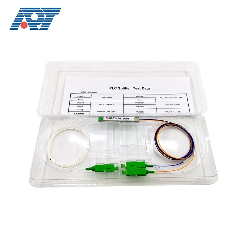 FBT coupler Single mode fiber optic splitter coupler 1*2 Stainless ...