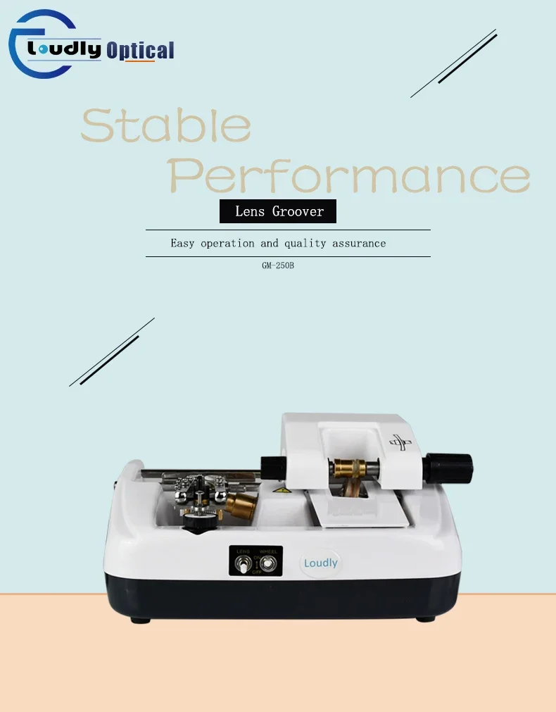 Optical Instrument Lens Groover and Chamfering Machine GM-250B