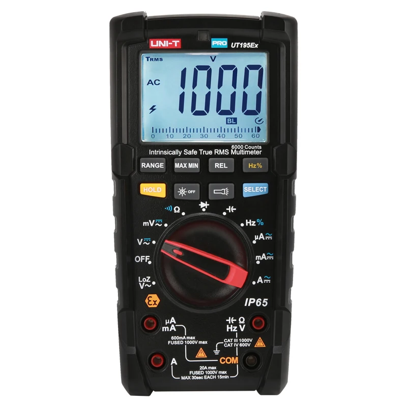 Ut195ex Multimeter - Reliable True RMS & Explosion-proof