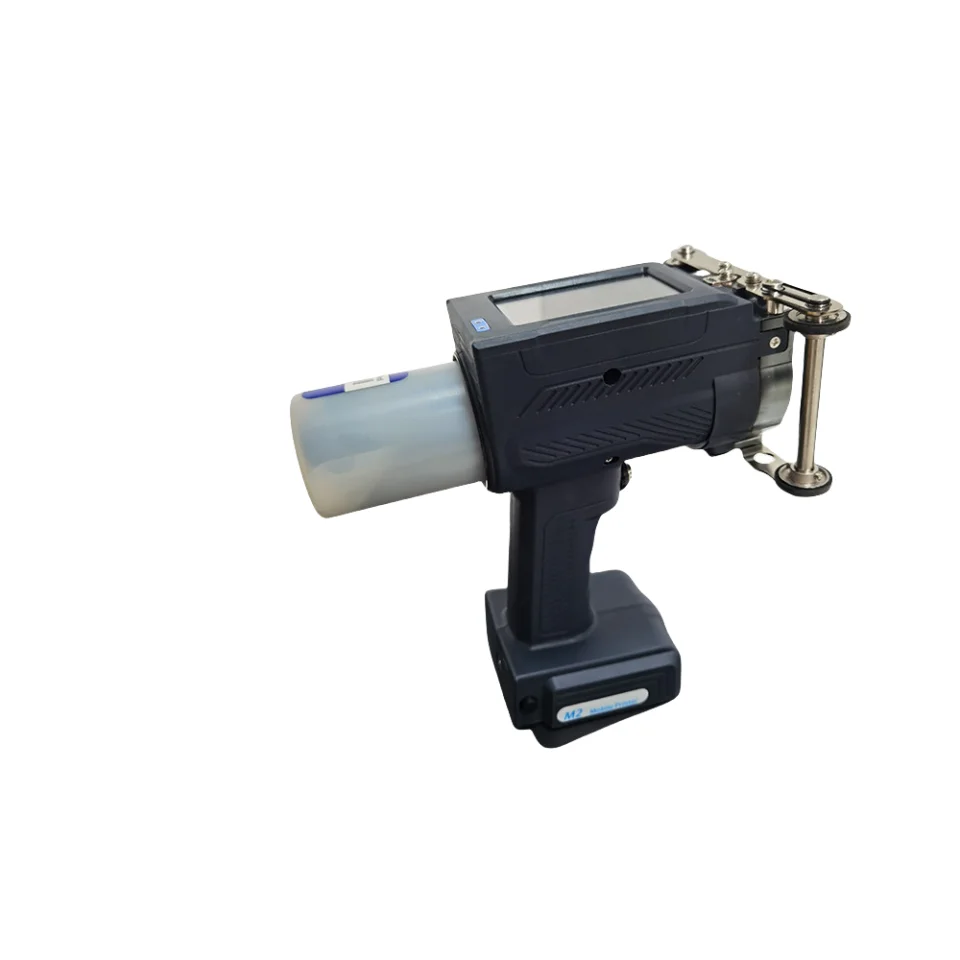 Hand-held Inkjet Printer Printing Production Date Label Digital ...