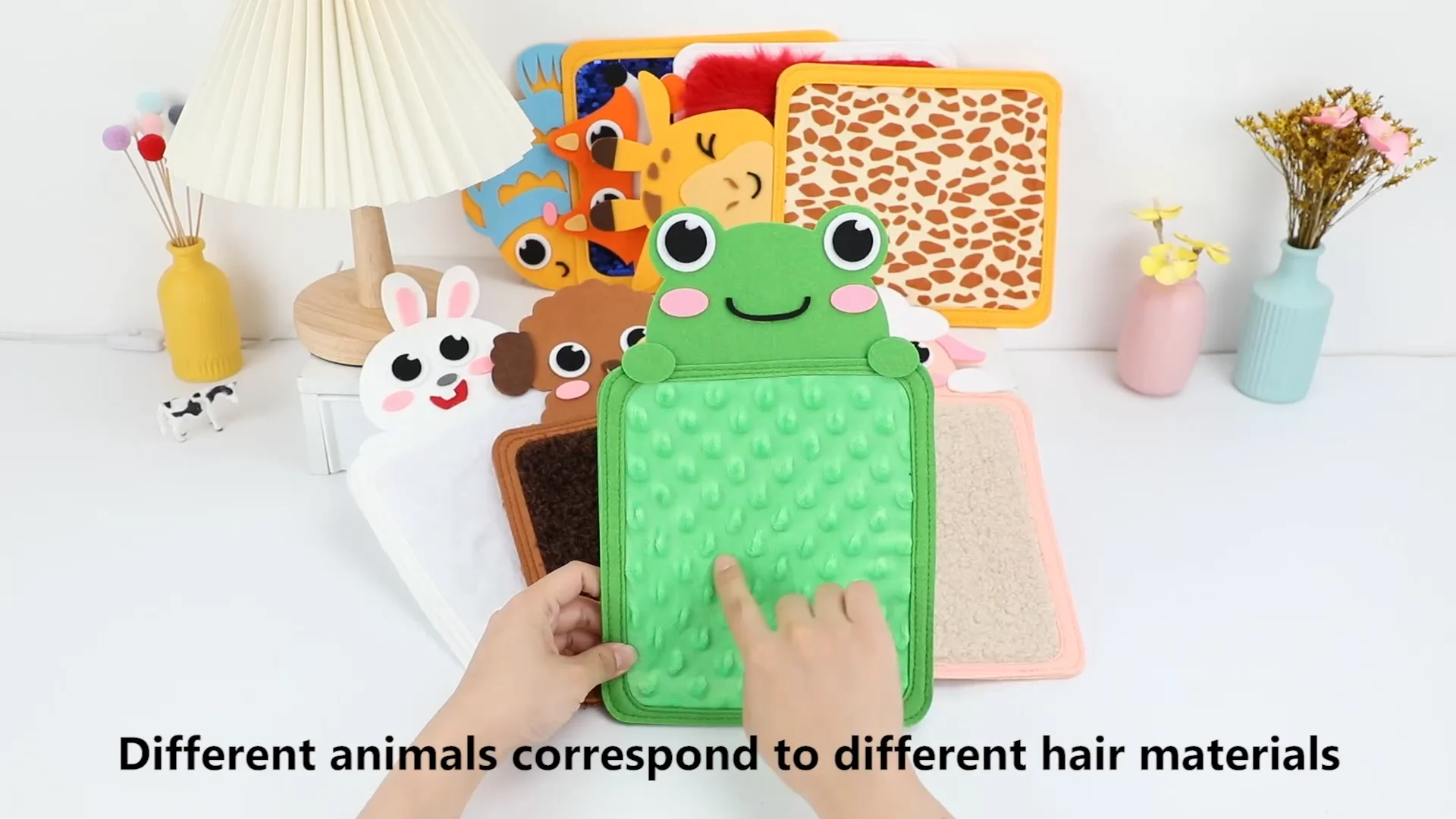 3d Fabric Book Sensory Toys For Autistic Children Custom Animals ...