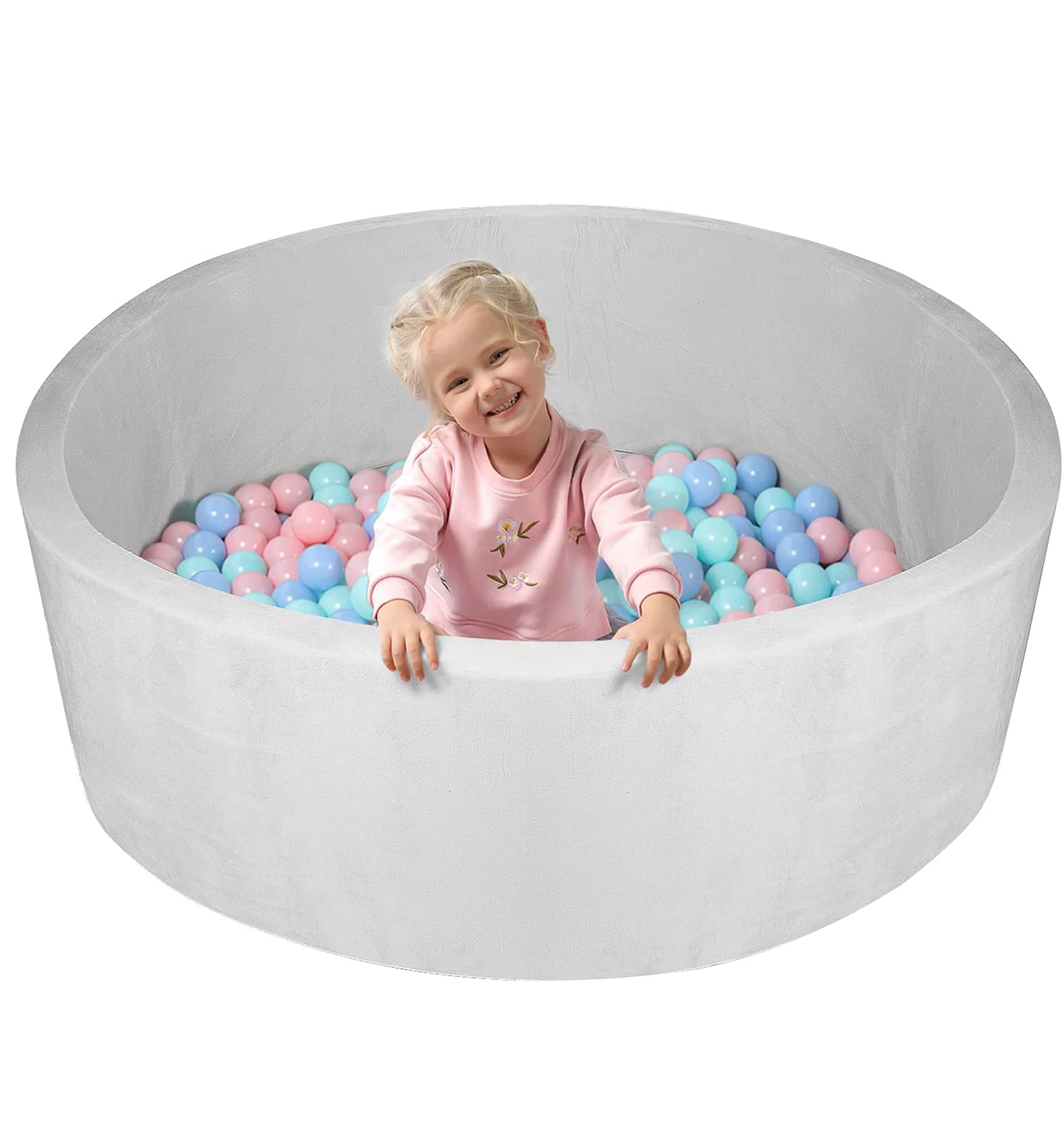 Indoor Soft Round Foam Children Playground Ball Pit for Baby Toddler ...