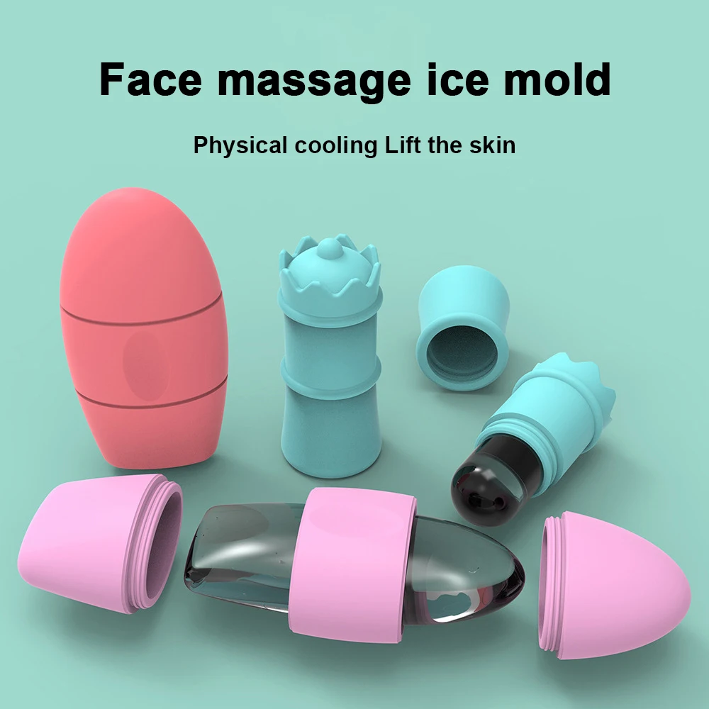 Mini Facial Ice Roller Tube Massage Lifting Tool Beauty Device