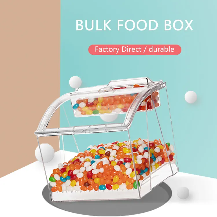 Ecobox Plastic Candy Nuts Box Scoop Bin Storage Bins Candy Storage ...