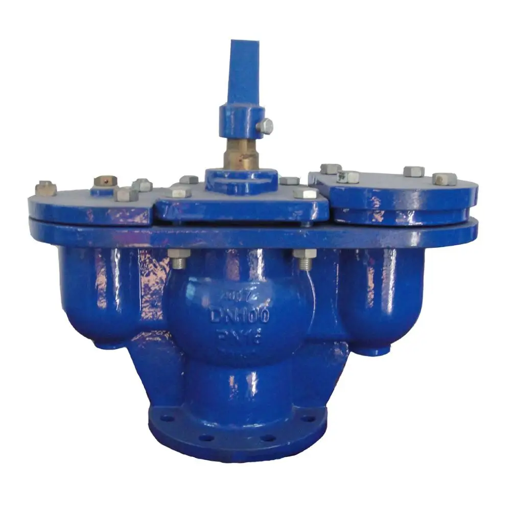 air valve DN100 PN16 ductile iron body EN1092 Flange double orifice ...