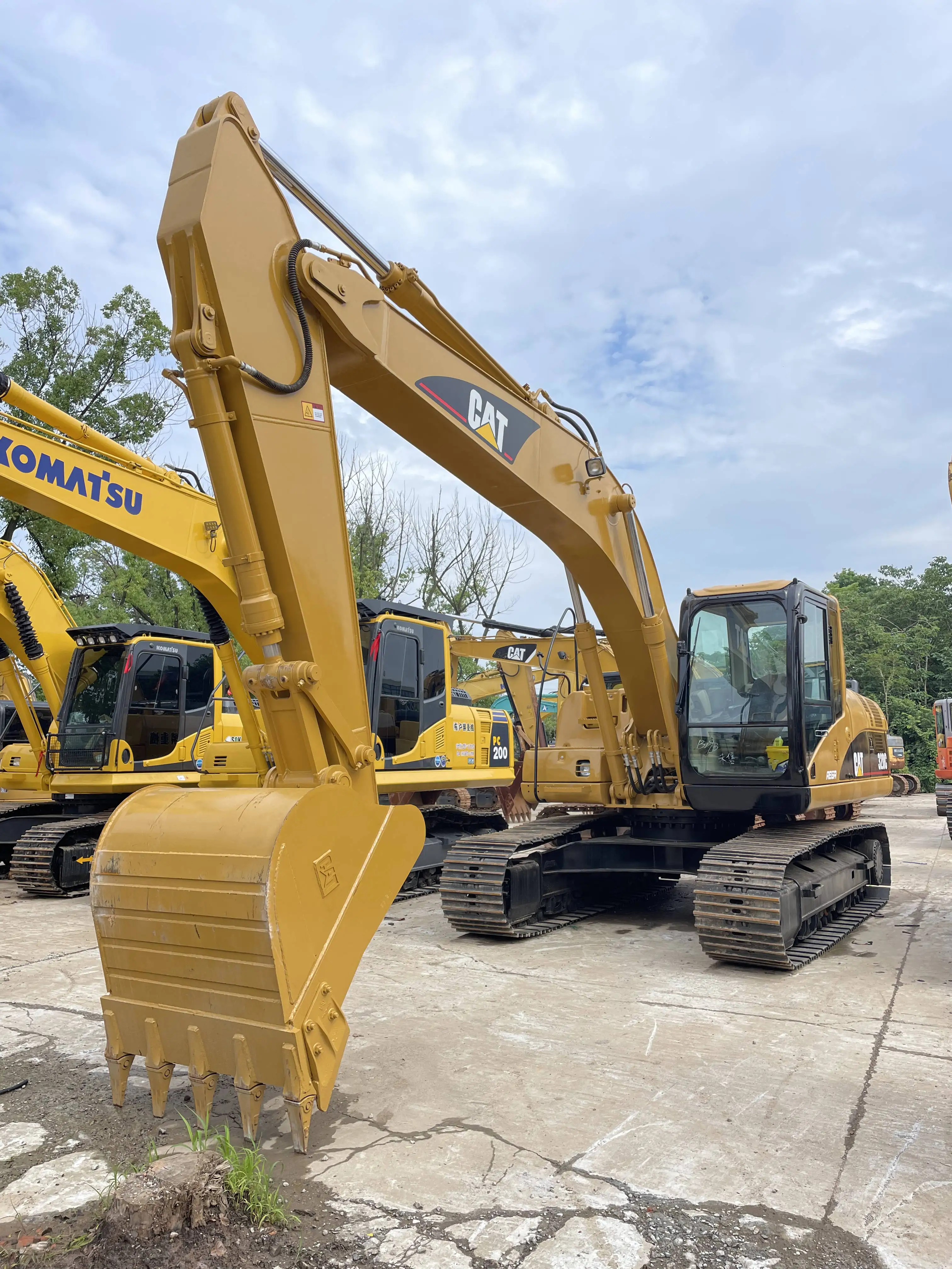 Used Construction Caterpillar 20 Ton Earth Moving Excavator Machinery ...