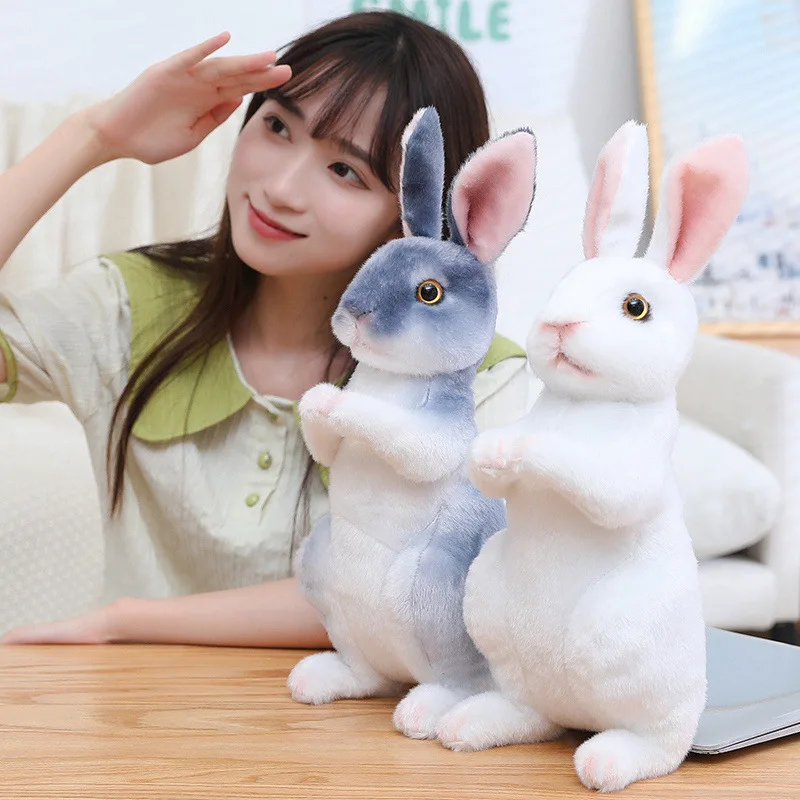 Mewaii 2023 Zodiac Little White Rabbit Plush Doll Plush Easter Rabbit ...