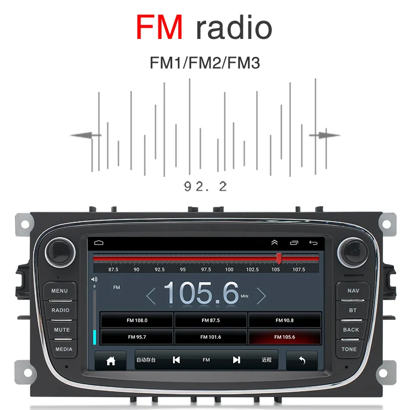 Car Android Screen Dashboard Monitor Amplifier 12v for Ford Focus