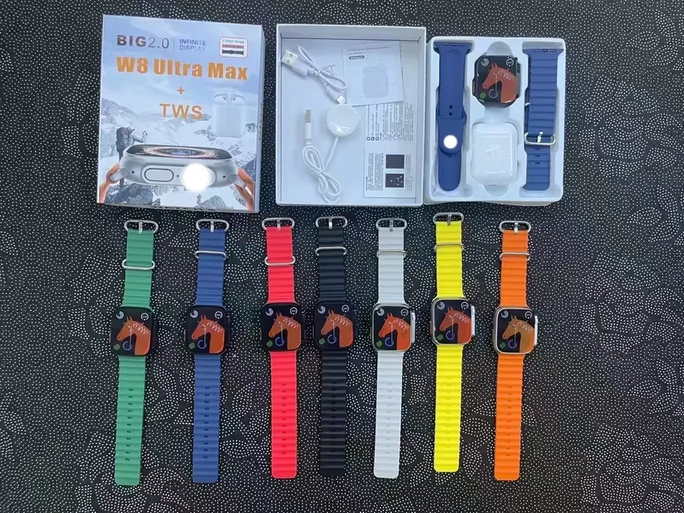 2023 New Arrivals I20 Ultra Max Suit 10 In 1 Set I30 Pro Max Suit Smart Watch 7+4 I20 Ultra Max ...