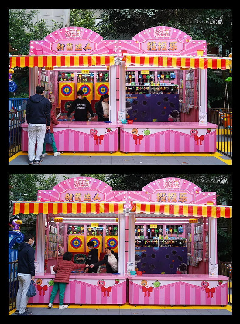 Hot Selling Dart Shooting Booth Game Earn Money Indoor Outdoor Sandbag ...