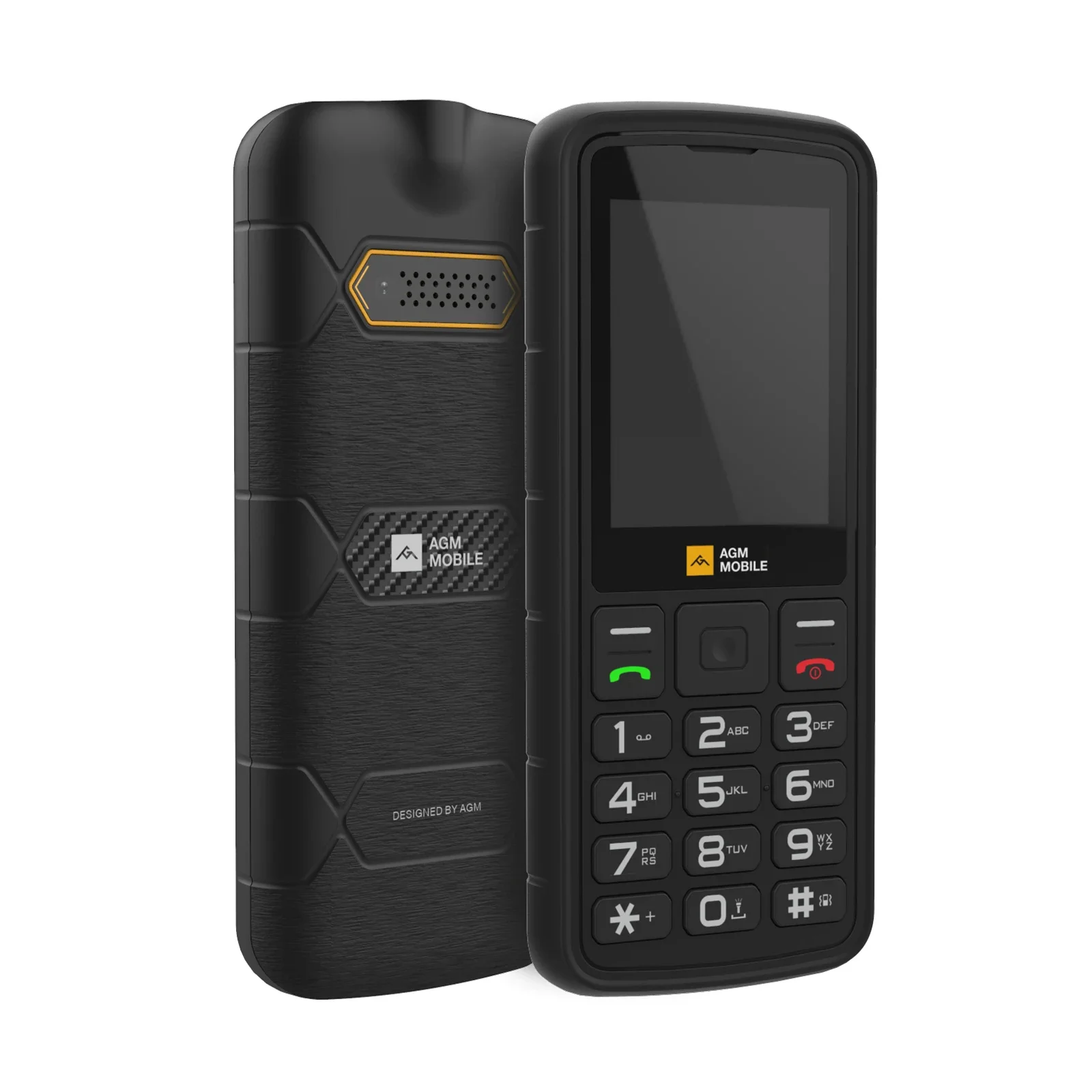 Agm M9 2g Waterproof Rugged Feature Cell Phone 2.4inch Powerful Torch ...