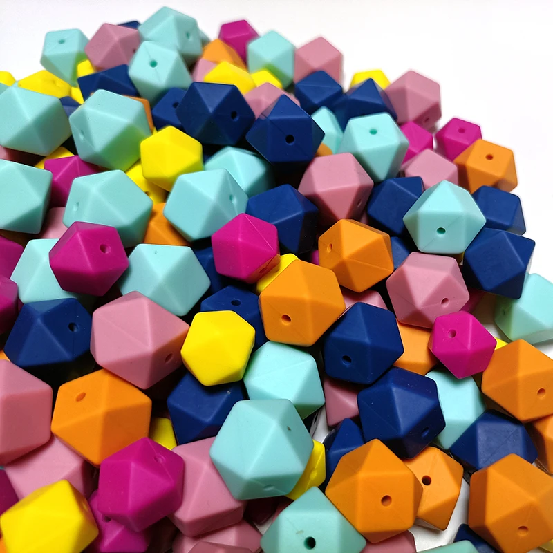 140 Colors BPA Free Silicone Teething Beads - Soft & Safe