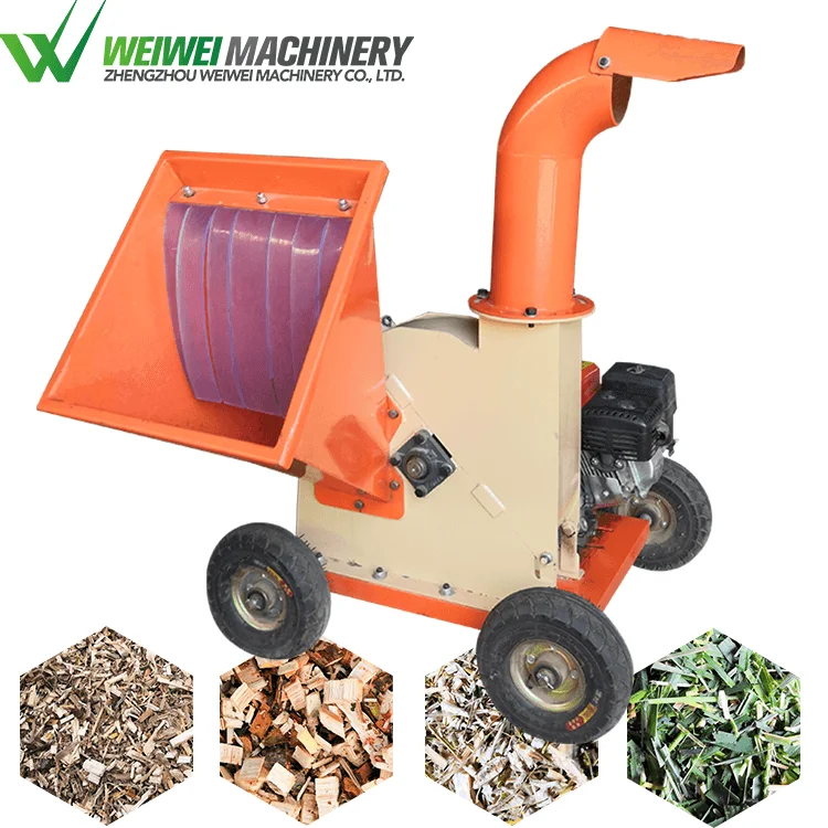 Weiwei Garden Pruning Diesel Used Small Chipper Plastic Wood Shredder ...