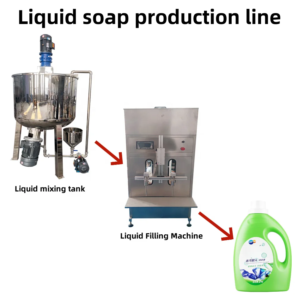 DZJX Liquid Detergent Small Scale Full Production Line