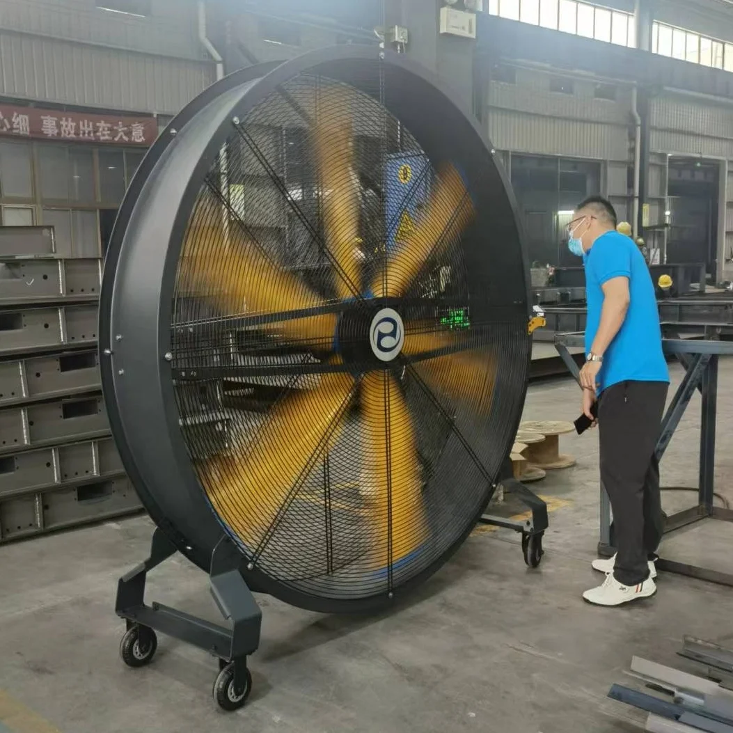 110V/120V PMSM motor 2m 1KW Waterproof Electric Big Industrial HVLS ...