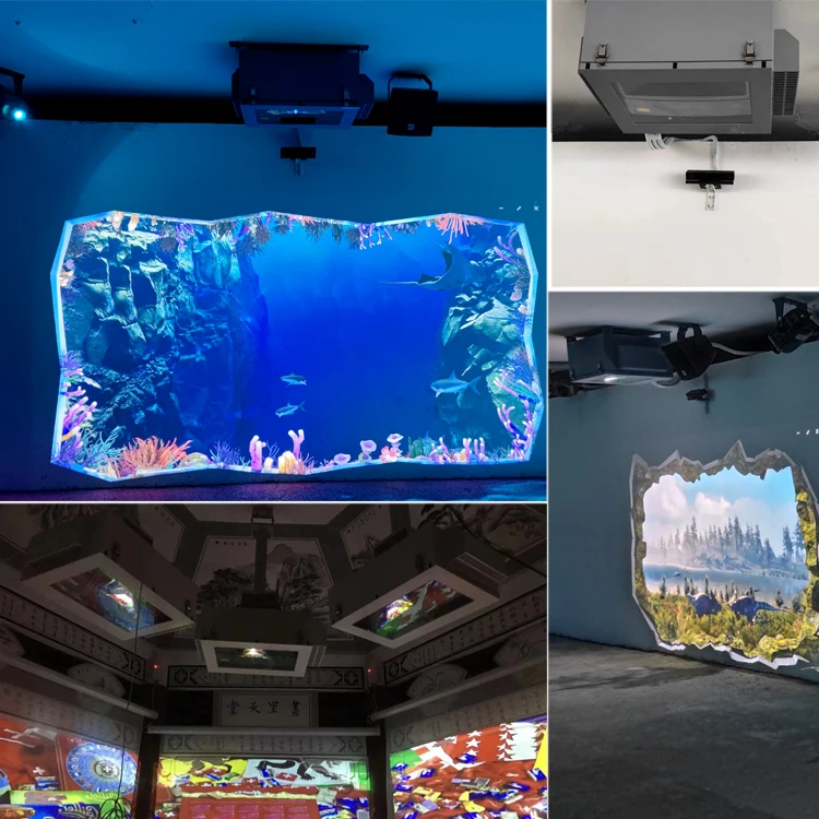 Reflective Ultra-short-throw Interactive 3d Video Projector Waterproof ...