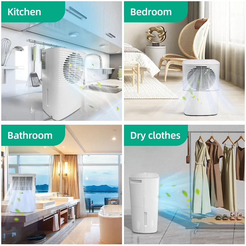 Dehumidifier Compressor Ultra Quiet Dehumidifier With Humidity Level